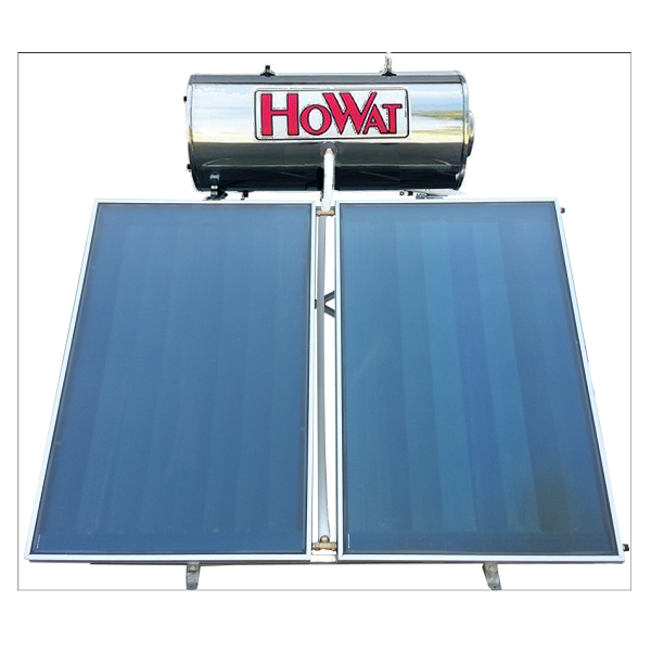 Ηλιακος θερμοσιφωνας HOWAT INOX 200lt 3m² 2πλης ενεργειας