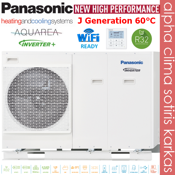 Panasonic Aquarea monobloc Αντλία θερμότητας - Alpha Clima-Karkas ...