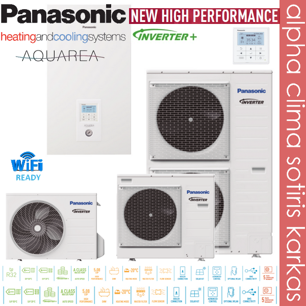 Panasonic Aquarea Αντλία θερμότητας - Alpha Clima - Sotiris Karkas ...