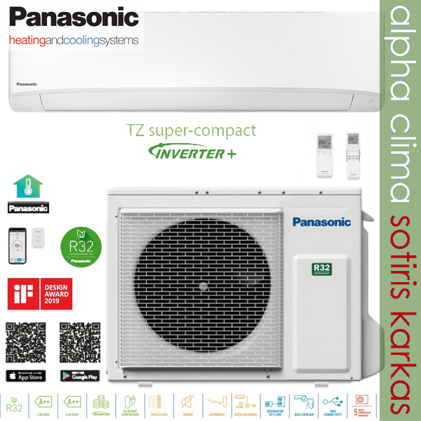 TZ Super-Compact κλιματιστικό τοίχου inverter R32 Archive | ALPHA CLIMA ...